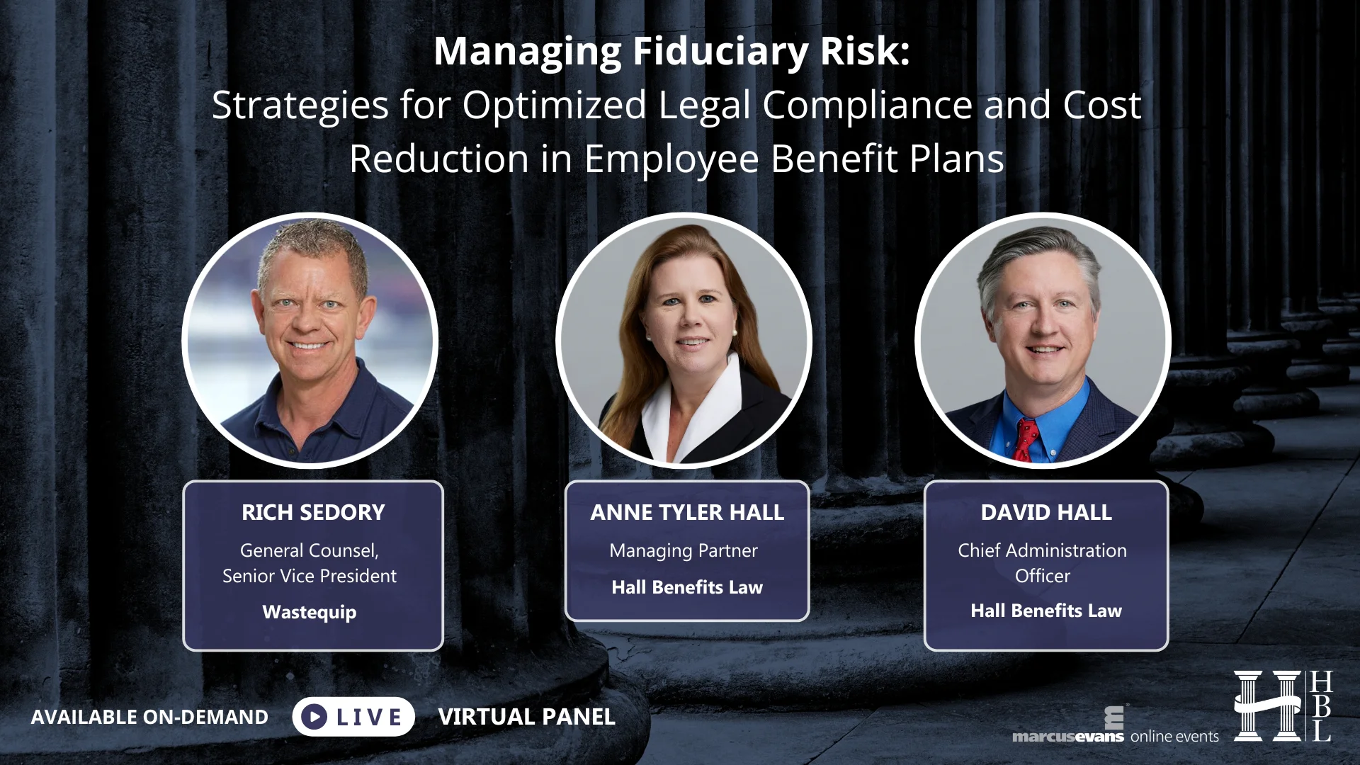 marcus evans HR Insights - Managing Fiduciary Risk: Strategies for ...