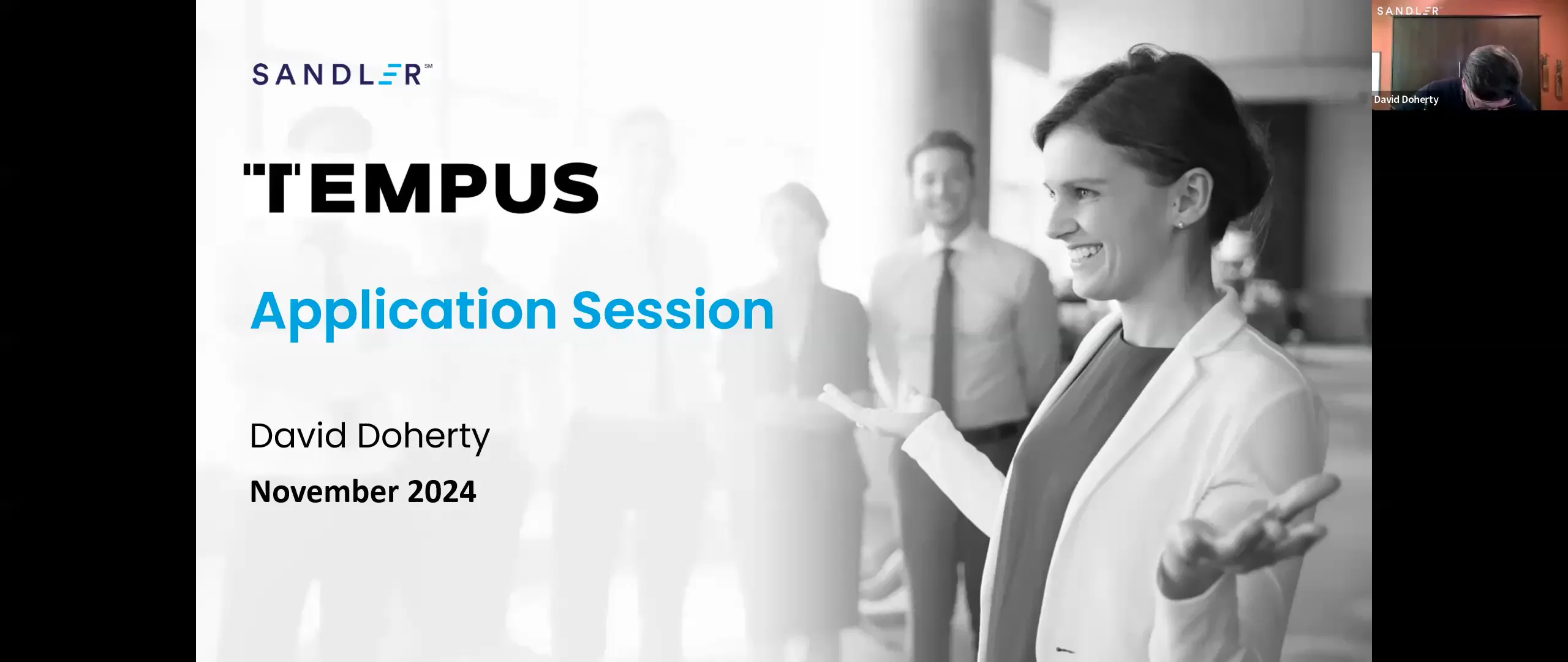 Tempus Application - Sunbelt Team 11-19-24