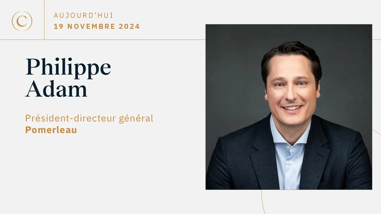 Philippe Adam, président - directeur général de Pomerleau