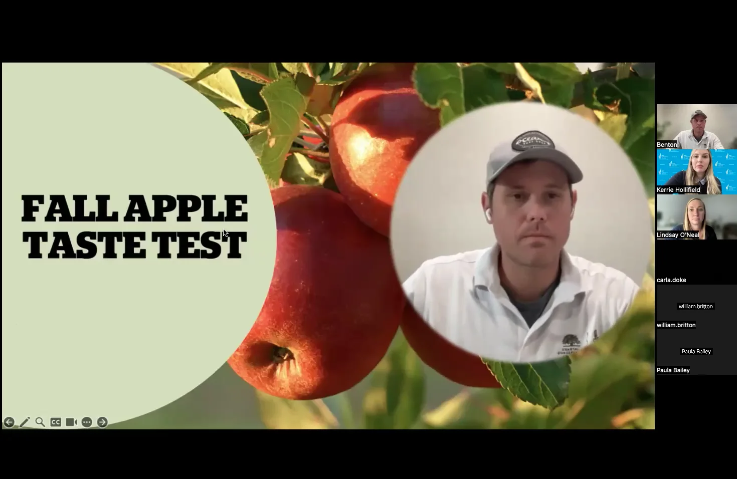 GrowFood Carolina-Apple Taste Test Middle & High School