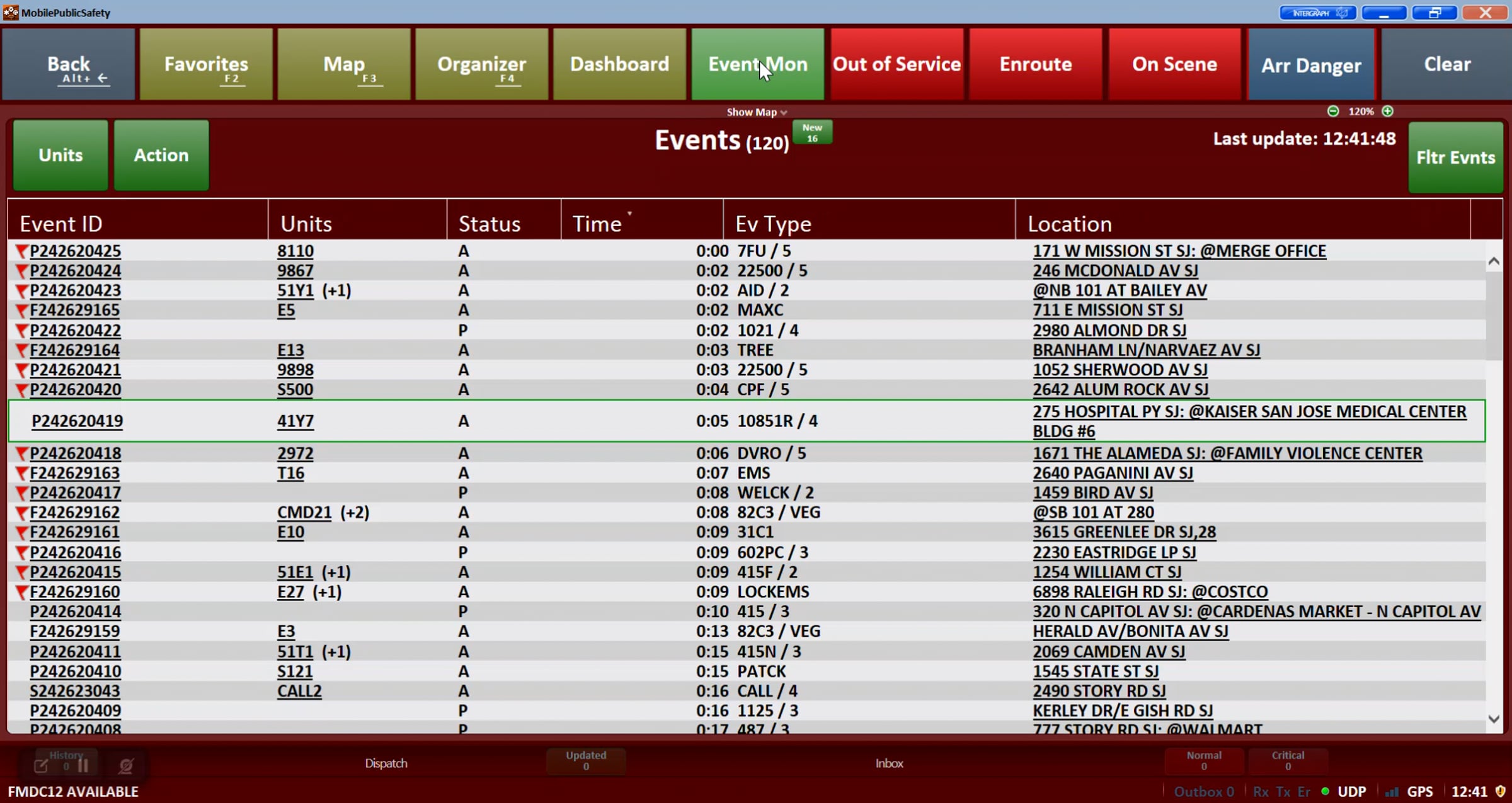 Event Monitor Set Up