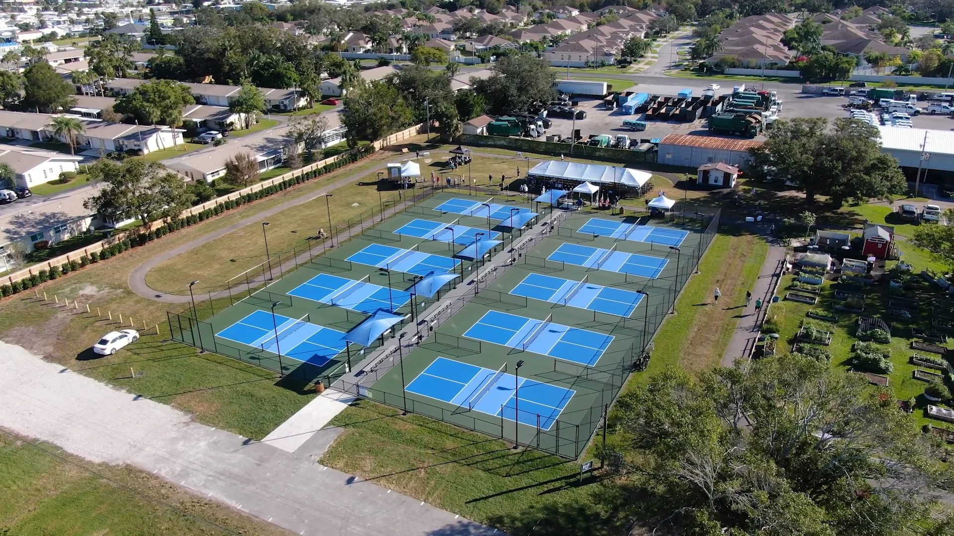 Pickleball Courts at Eagle Scout Park, Dunedin FL
