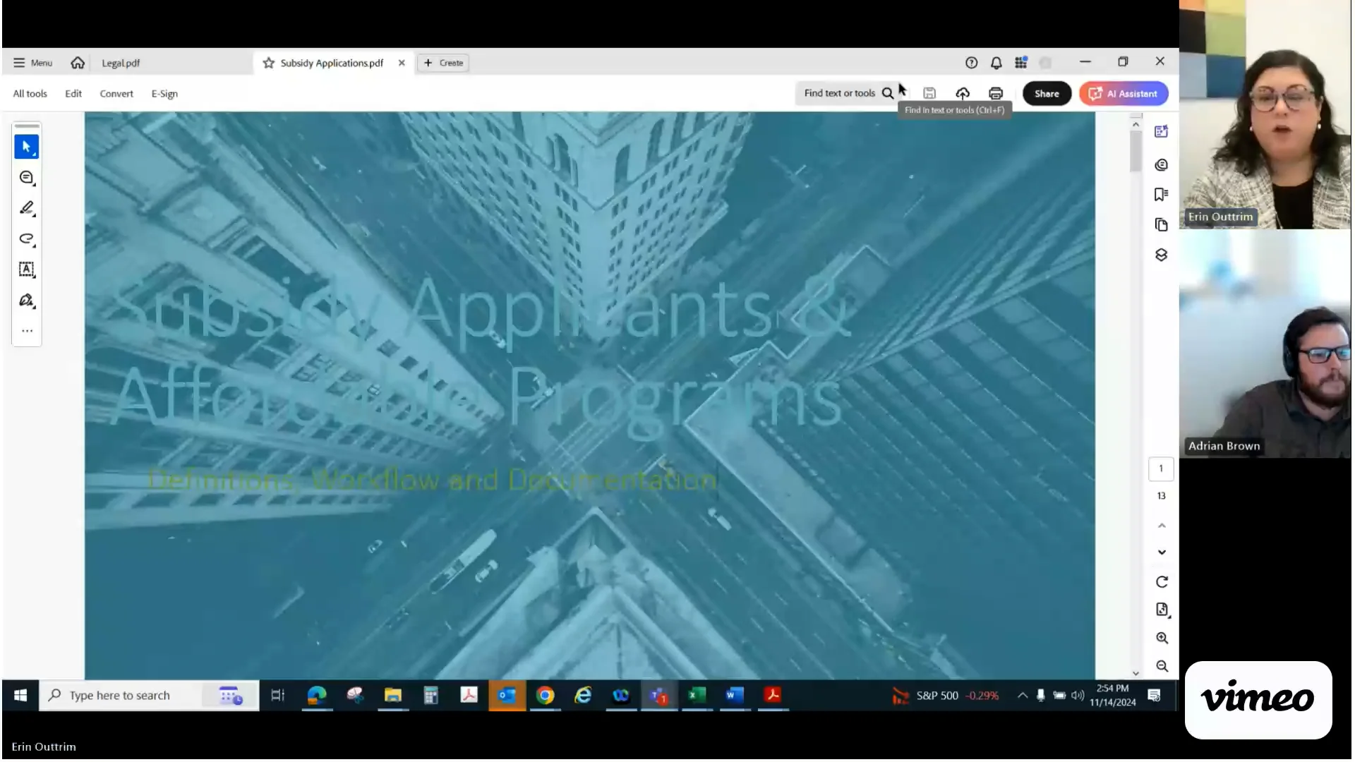 Subsidy Training 11.16.2024