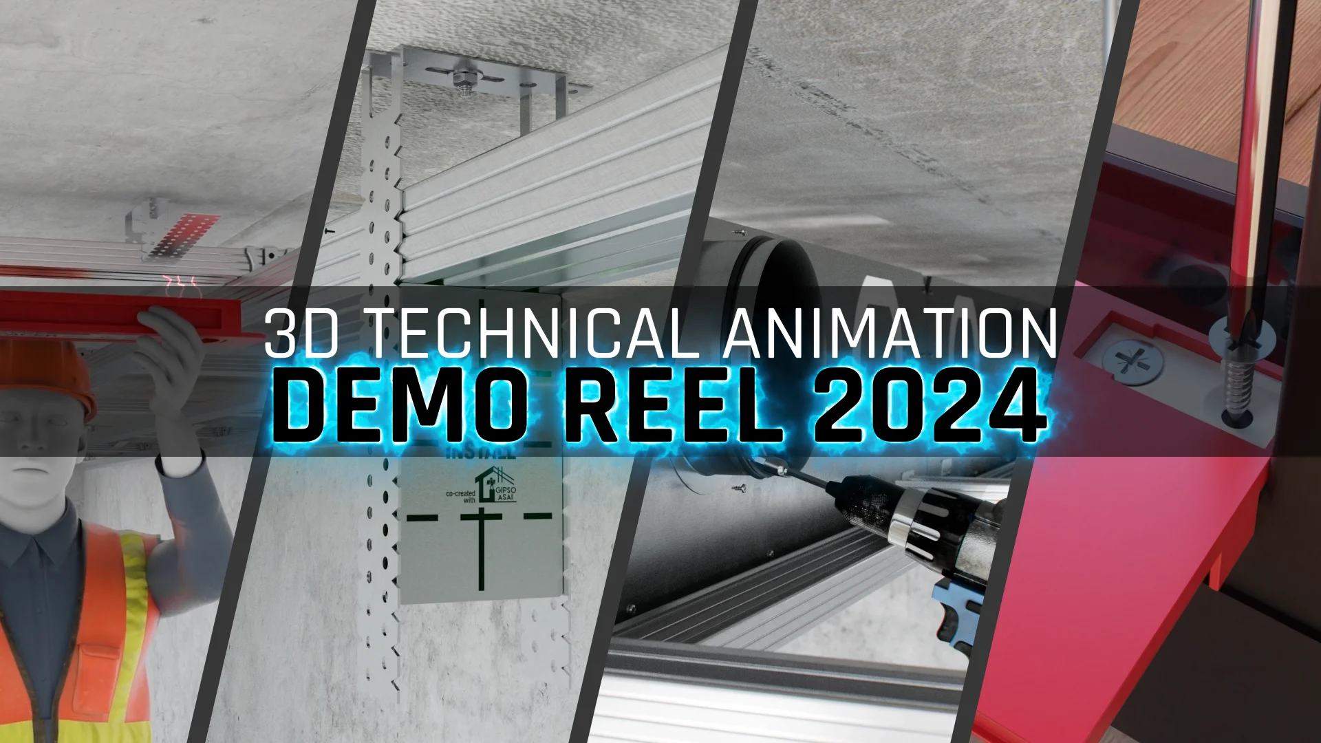 3D Technical Animation Demo Reel 2024