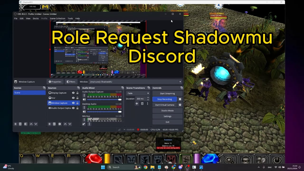 Role Request and Free VIP