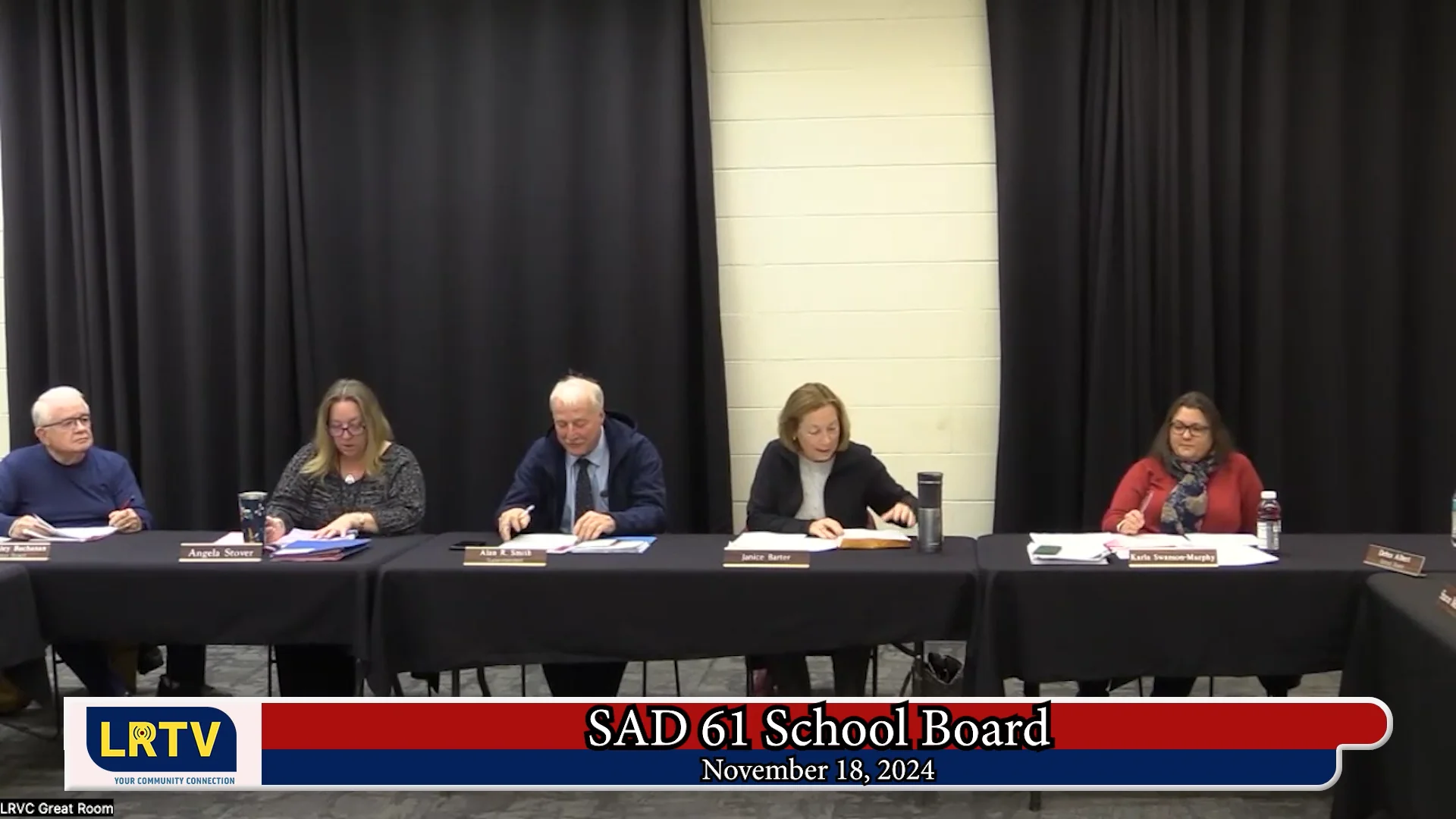 SAD 61 School Board Meeting 11-18-2024