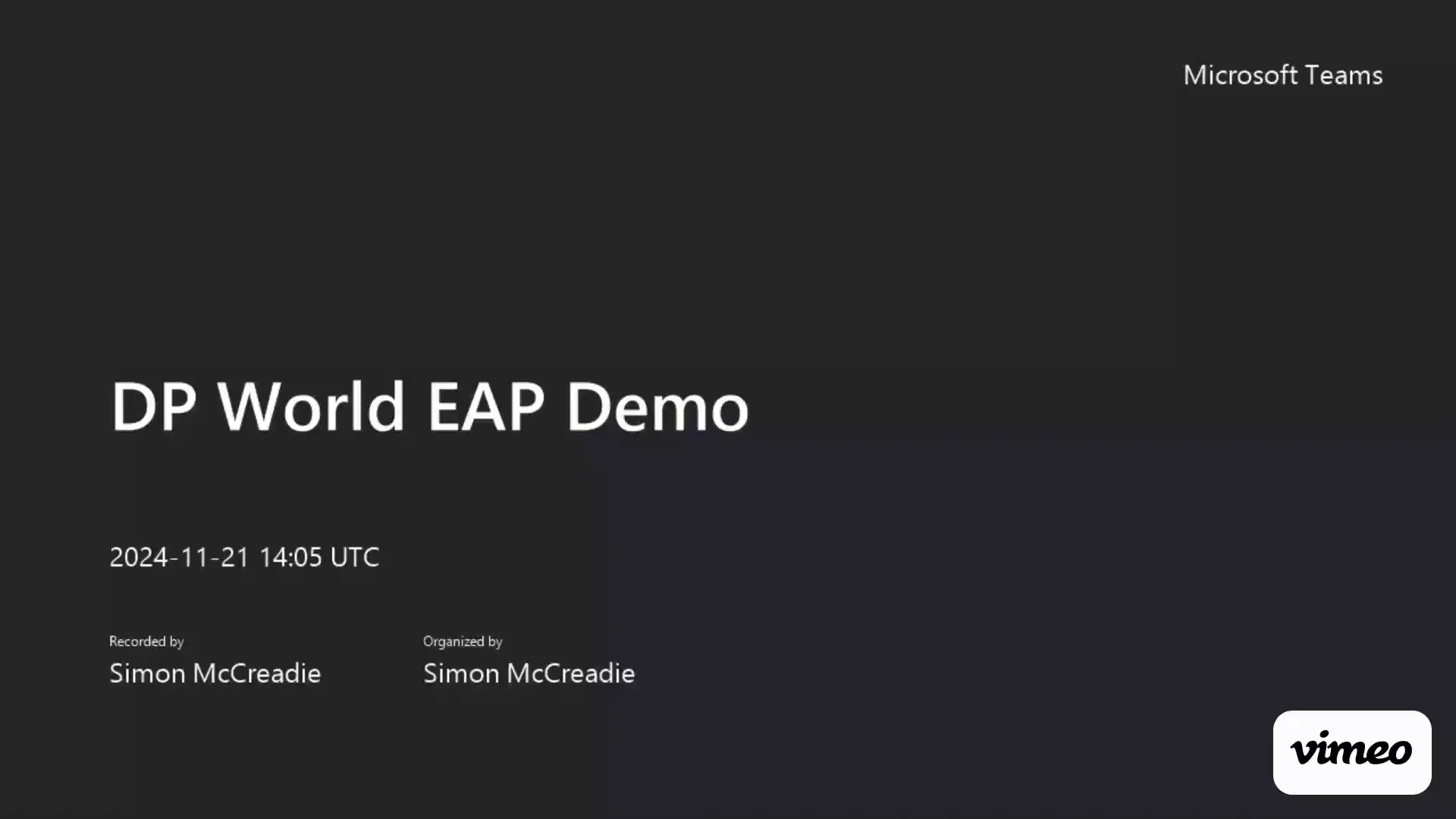 DP World EAP Demo November 2024 (HR Demo)