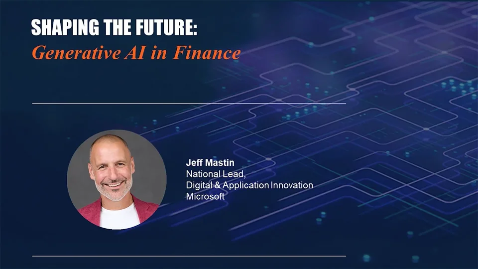 Nov. 5 - Microsoft's Jeff Mastin on Generative AI Shaping the Future