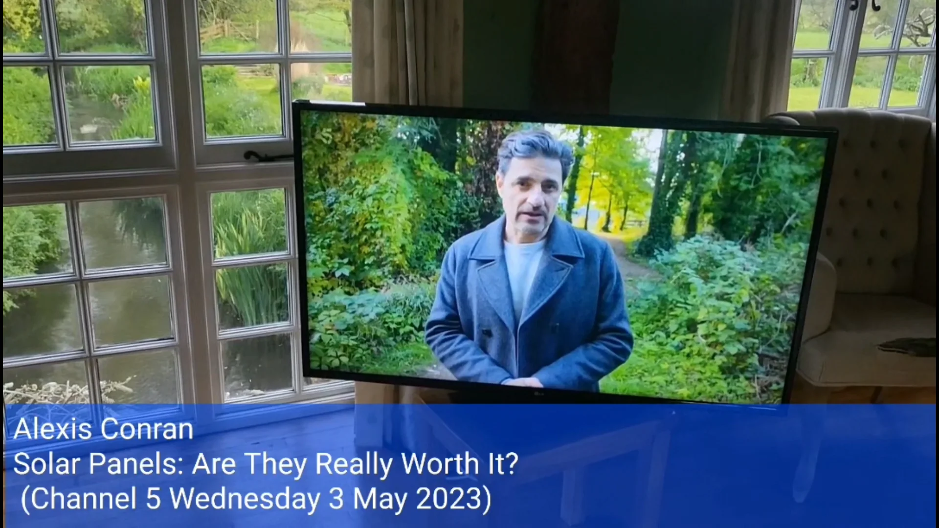 Channel 5 Interview with Alexis Conran