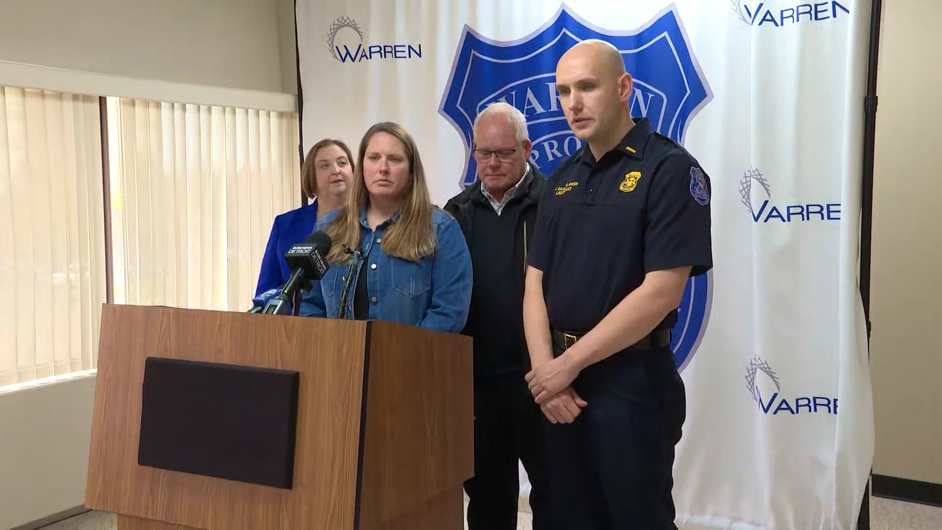 Police Press Conference - Warren PD Warren Officer Fighting for Life ...