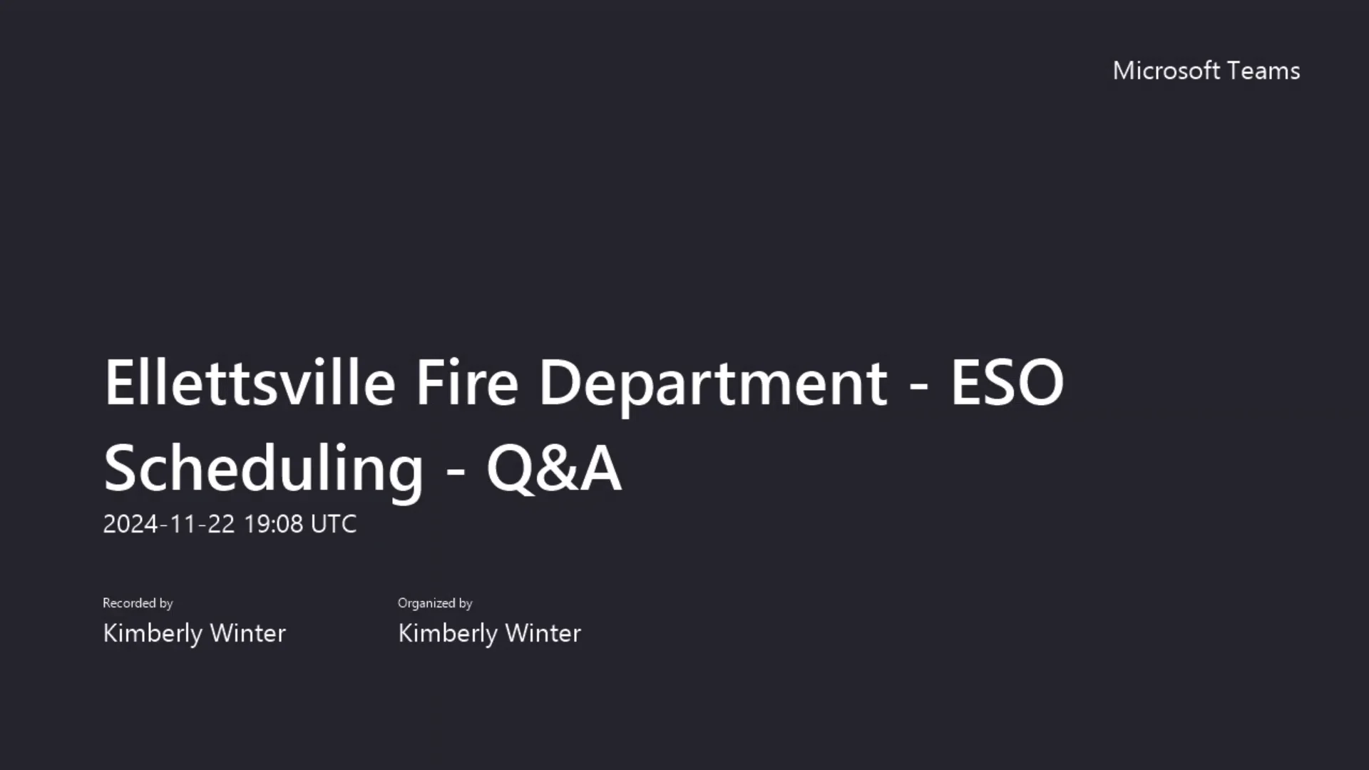 Ellettsville Fire Department - ESO Scheduling - Q&A-20241122_140824 ...