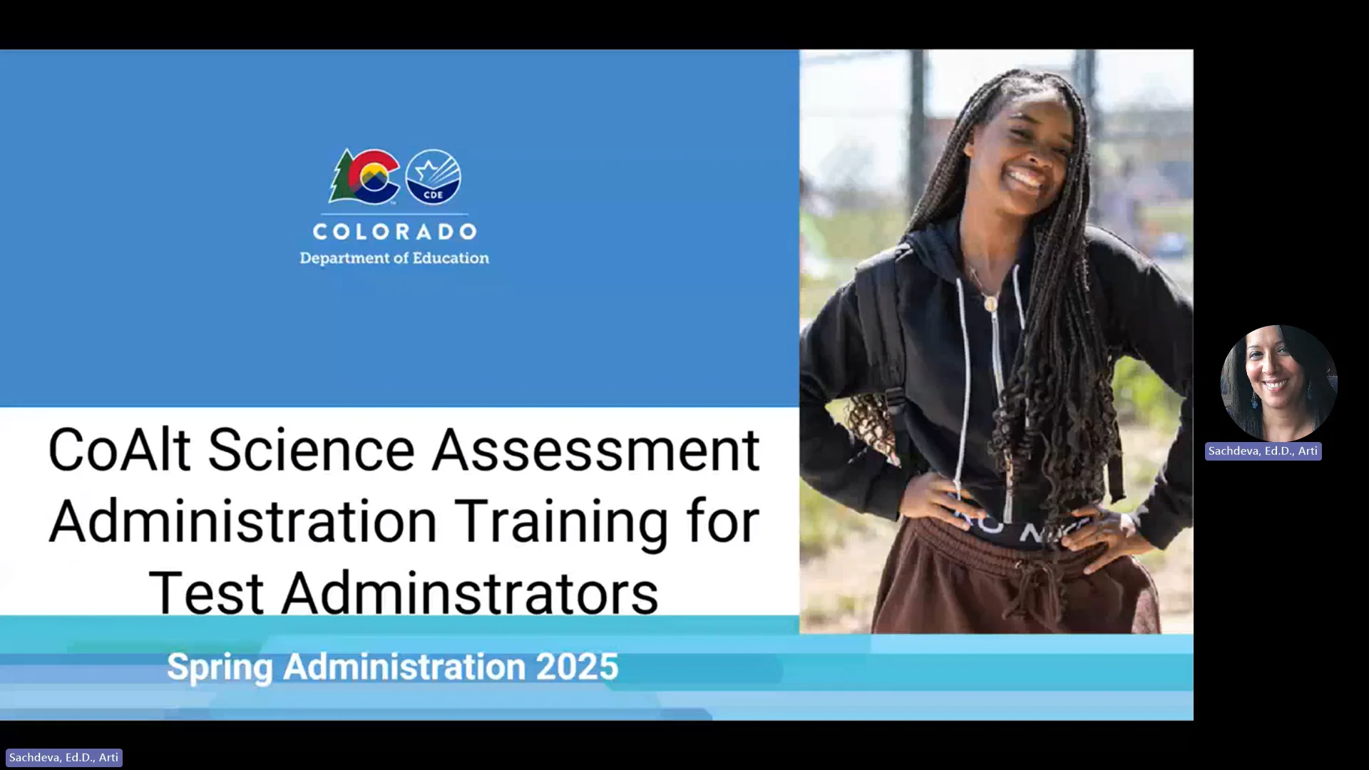 2025 CoAlt Assessment Administration Training for Test Administrators