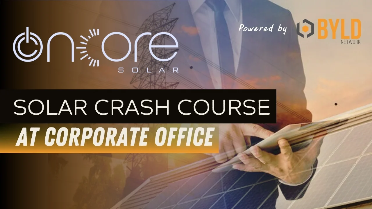 Solar Crash Course at Corporate Office