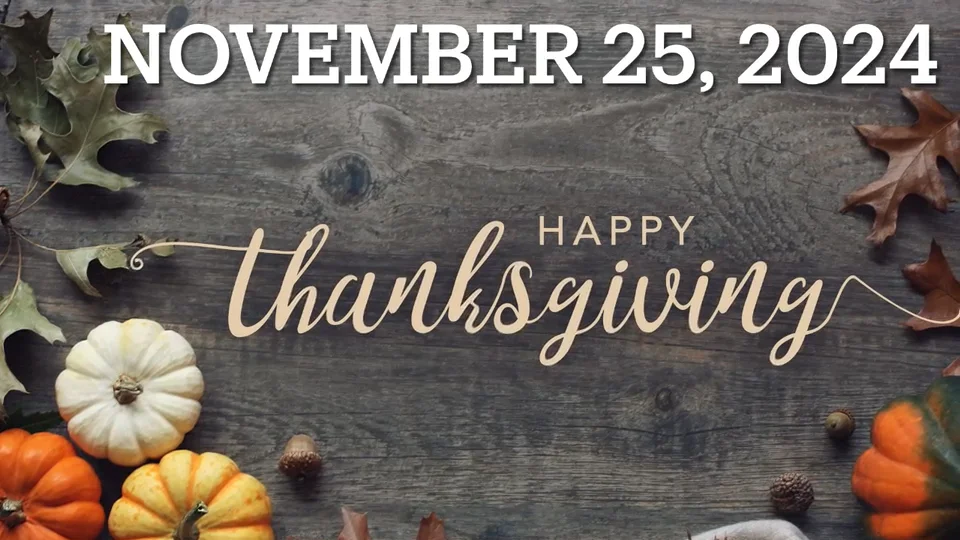 Weekly Update — November 25, 2024
