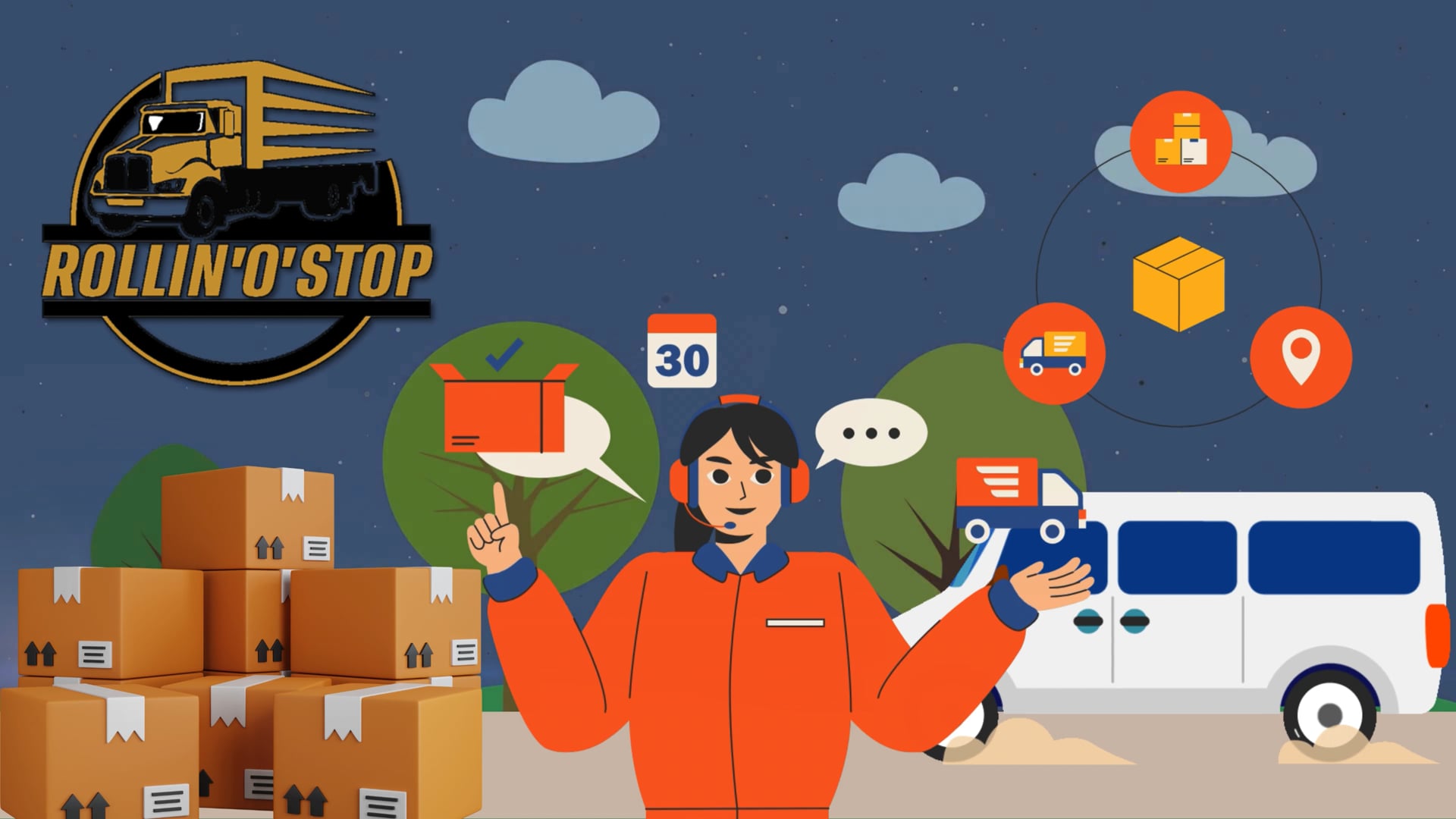 Expert Transportation Logistics Services | Rollin'O'Stop