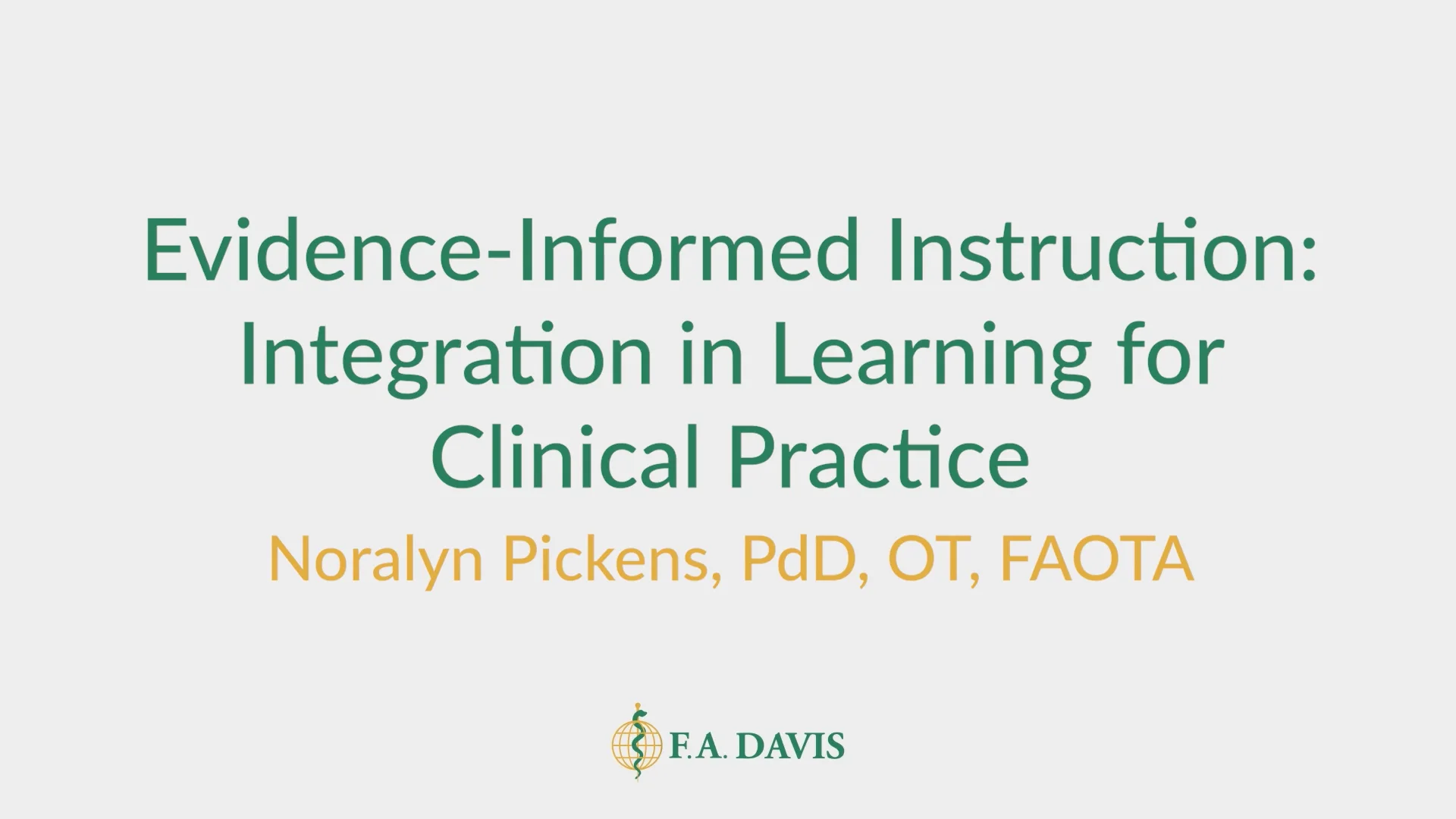 Author Spotlight: Evidence-Informed Instruction: Integration in ...