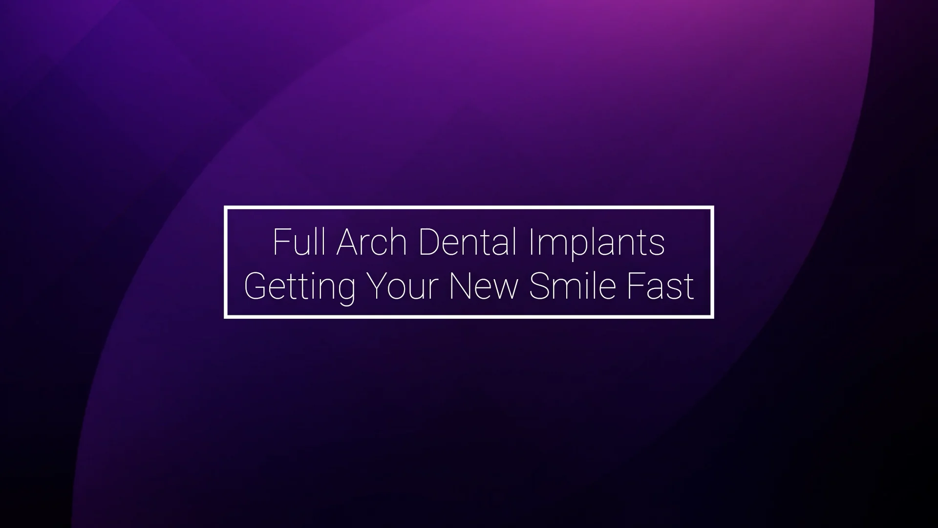 Faster Full Arches, Without Compromising Quality