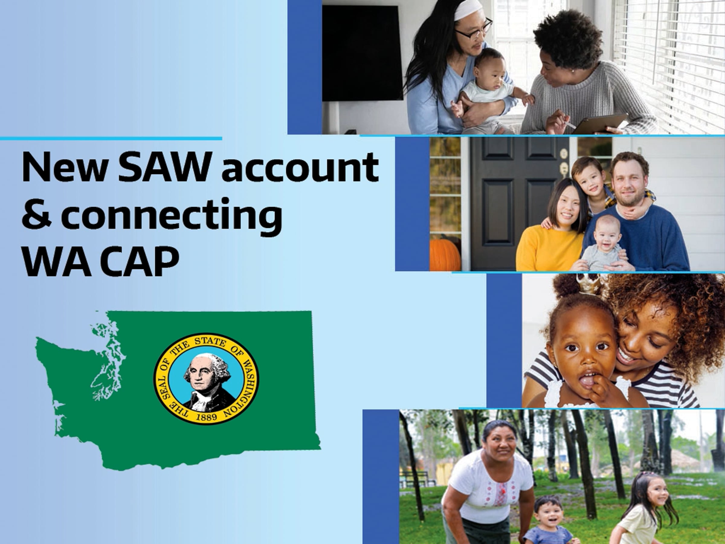 Creating a SAW account and connecting WA CAP