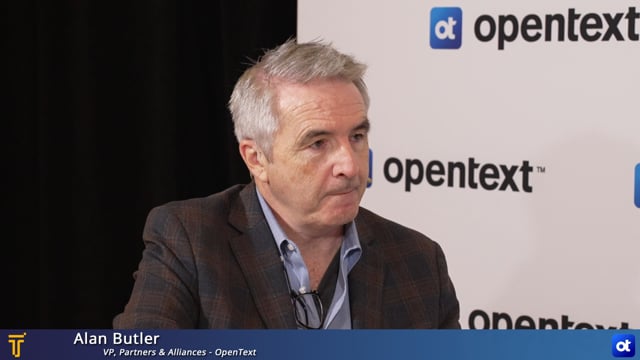 Enhancing Partnerships with Alan Butler at OpenText World 2024 ...