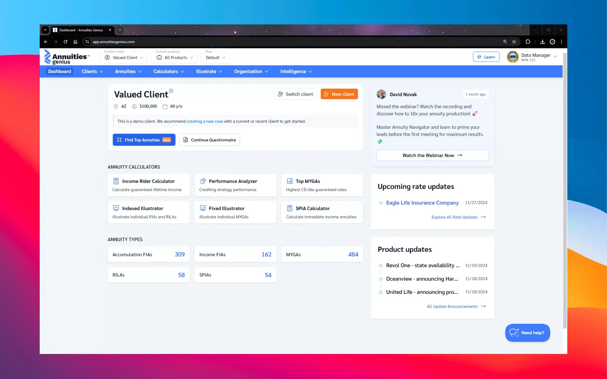 Annuities Genius Client Management System