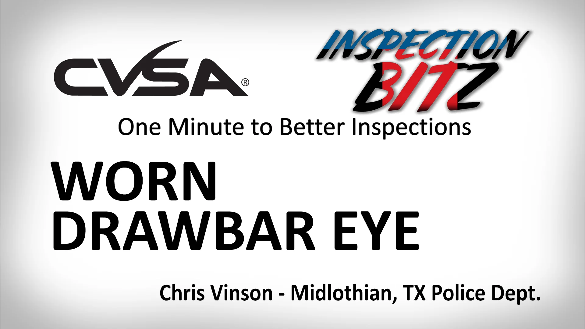 Coupling Devices - Worn Drawbar Eye - Vinson TX