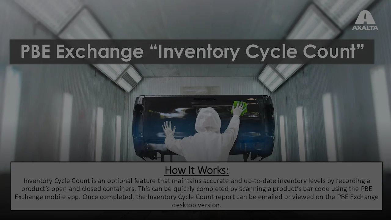 PBE Exchange_ Inventory Cycle Count-