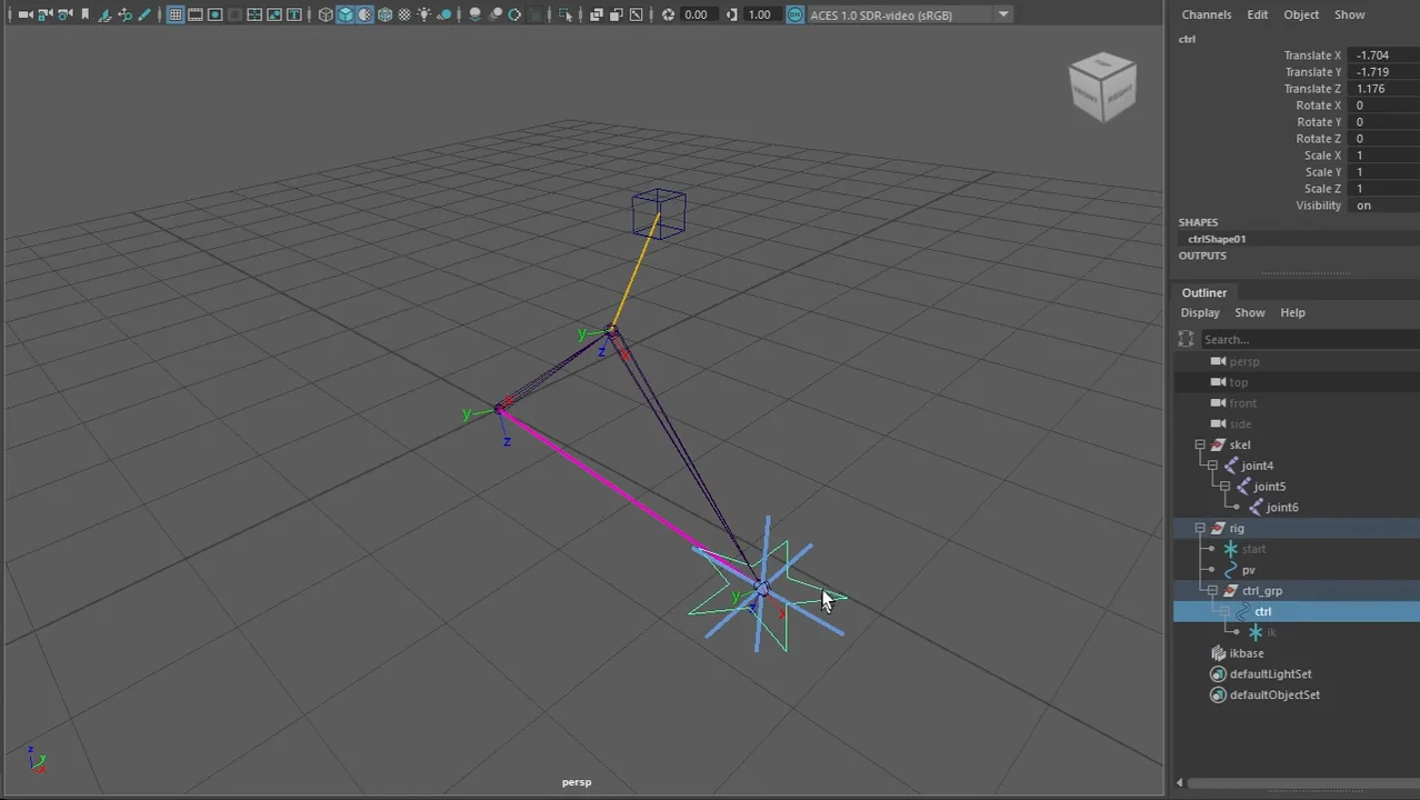 Maya Plugin:custom IK solver