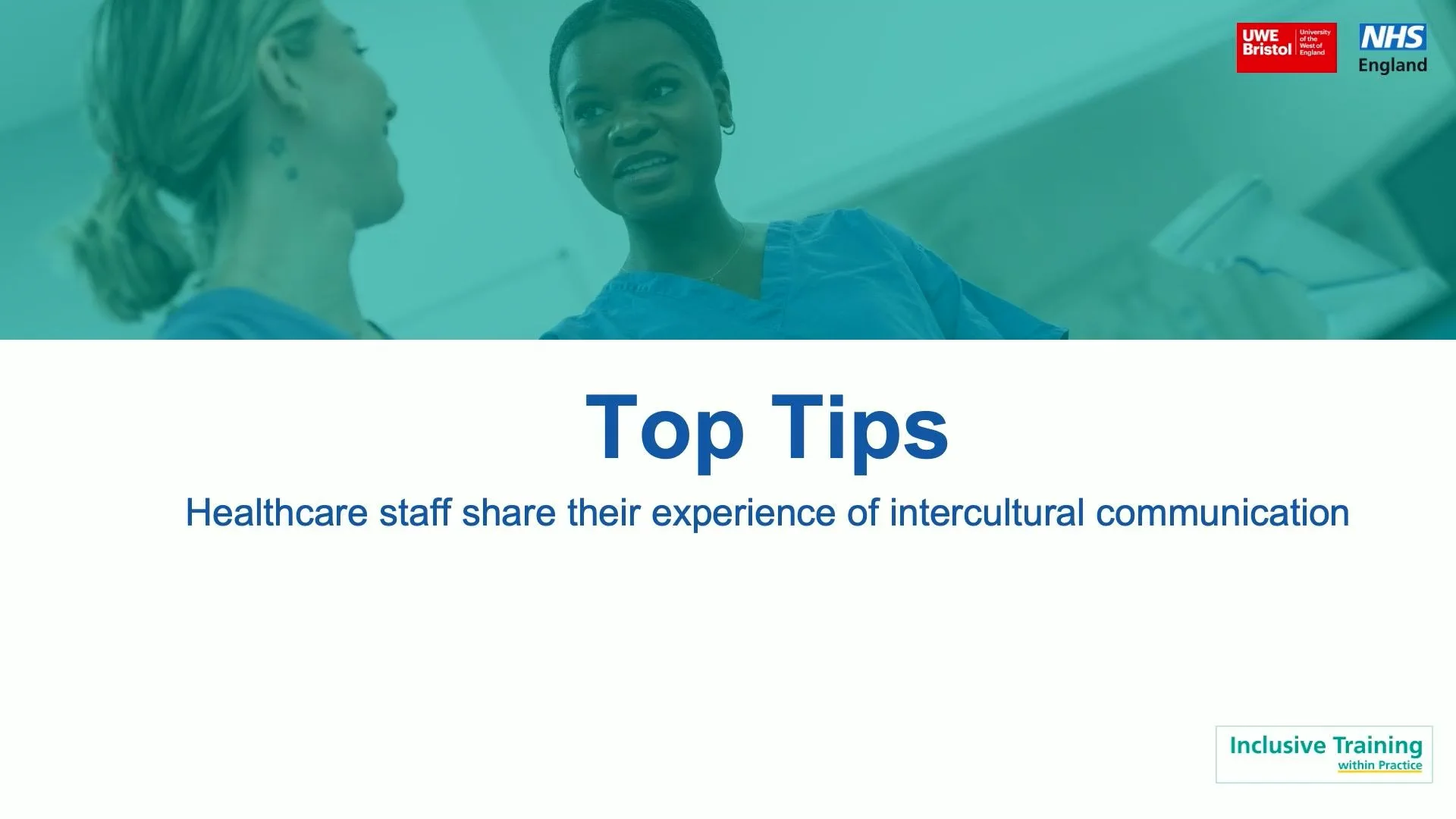 Top tips from international staff