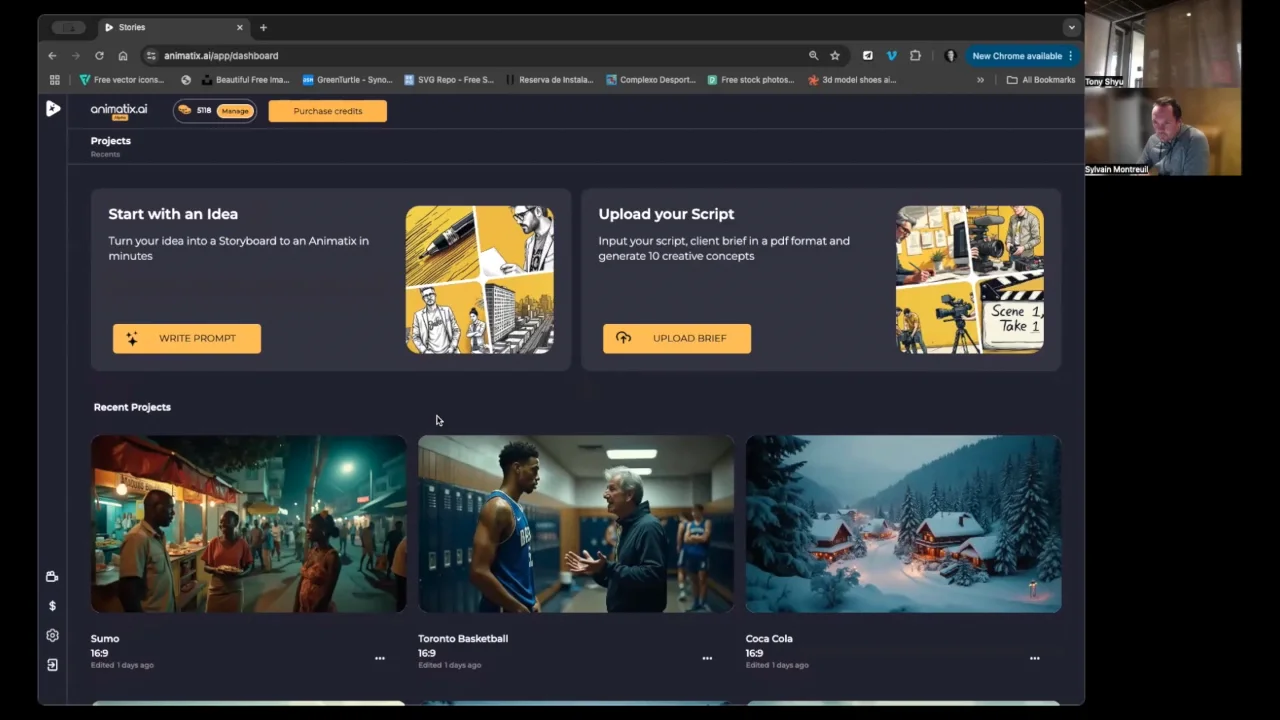 animatix demonstration - How to use one app to make your ai film