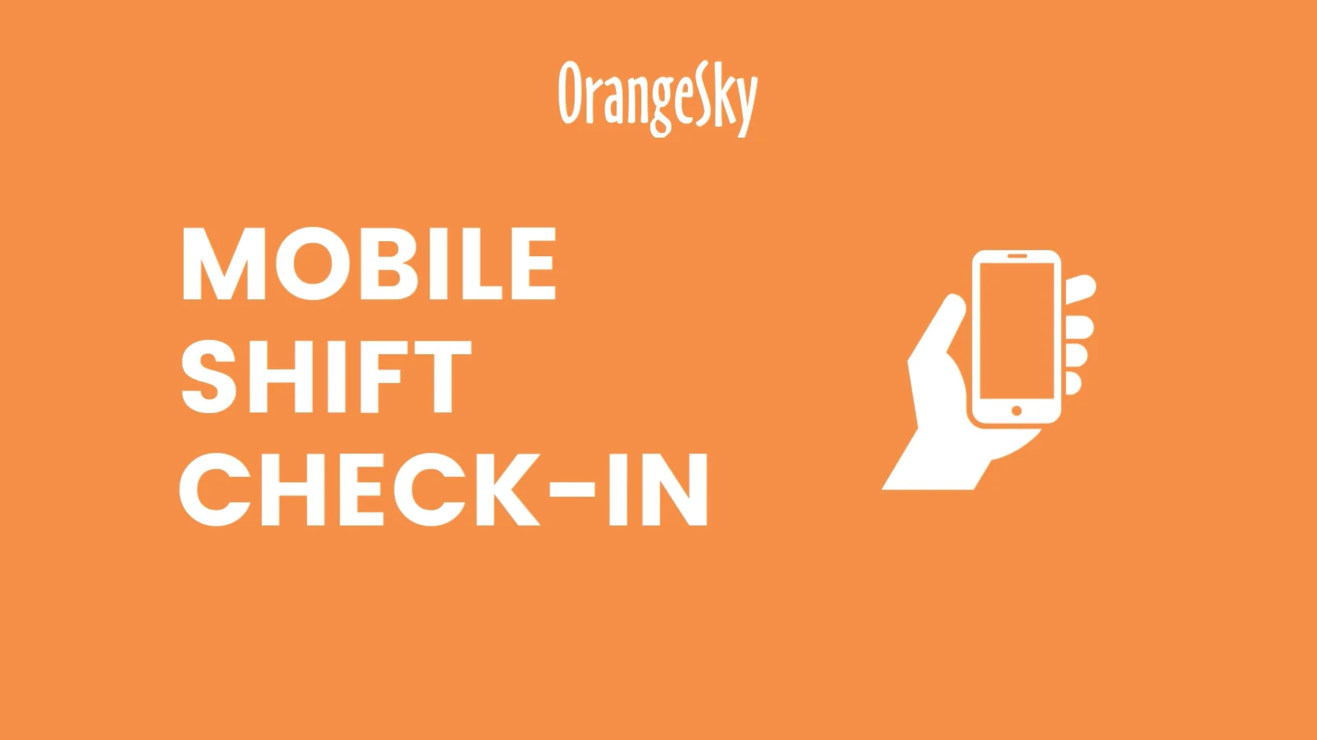 [MOBILE] Shift check in