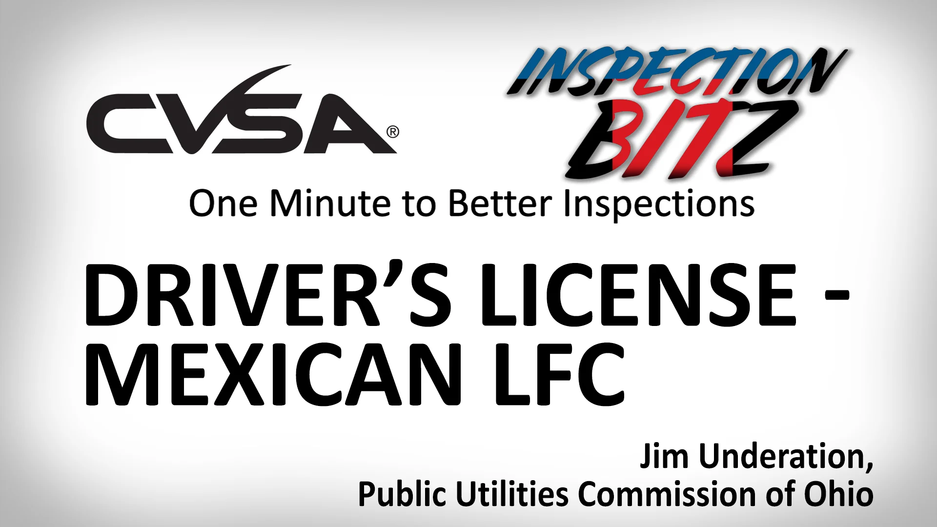 Driver's License - Mexican LFC