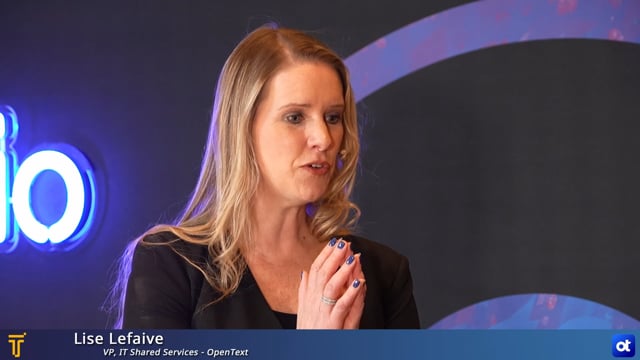 Navigating IT and Business Alignment with Lise Lefaive at OpenText ...
