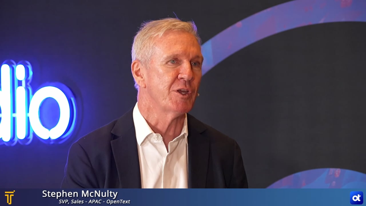 Data Management Challenges with Stephen McNulty at OpenText World 2024 ...