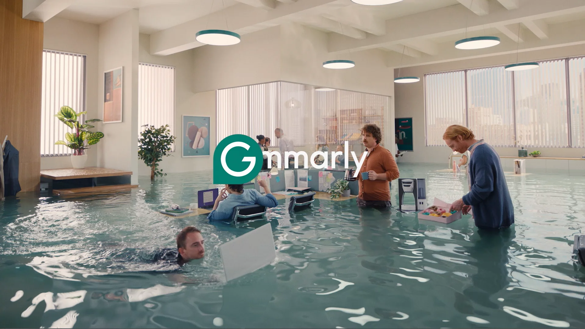 Grammarly "Underwater Exclamation Marks"