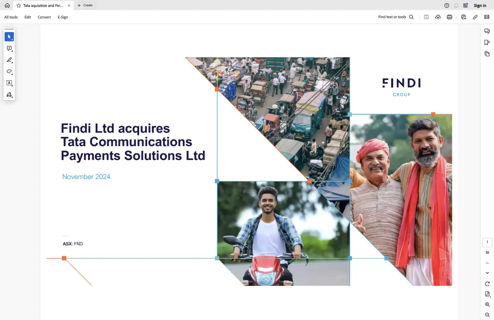 Findi Limited acquires Tata Communications Payments Solutions Ltd