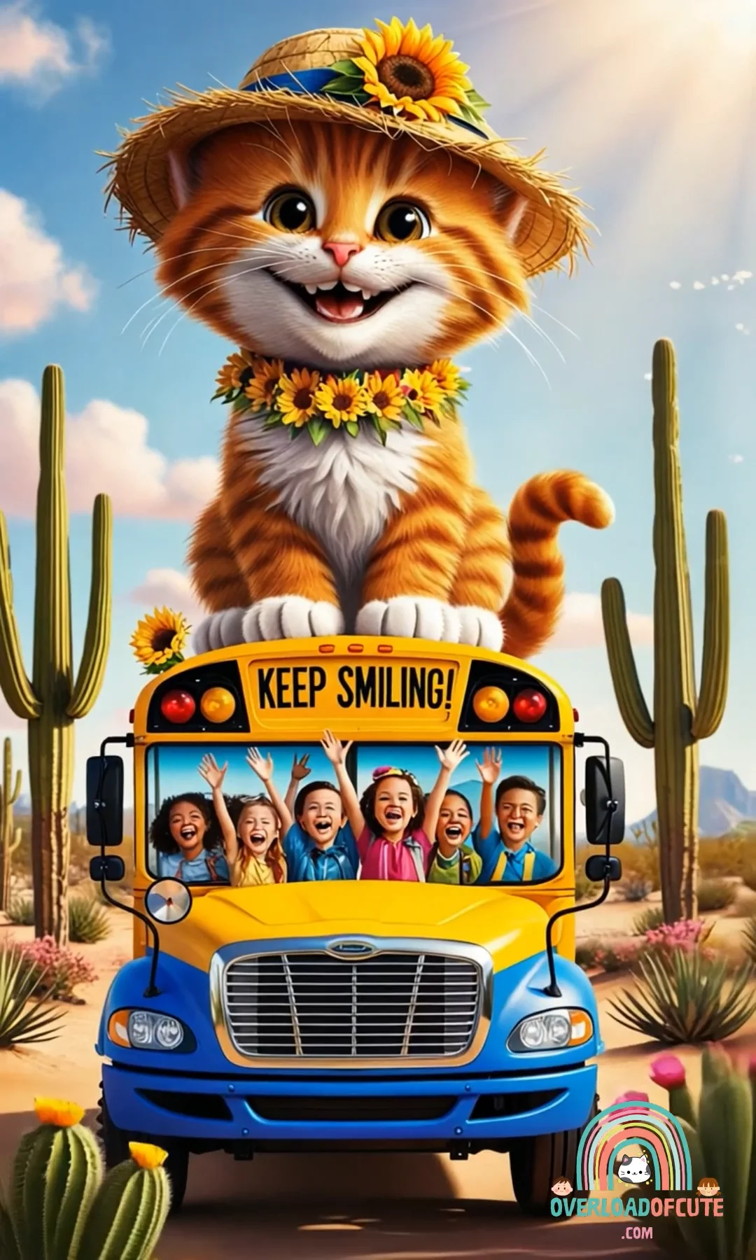 Big Cats on a School Bus Adventure!