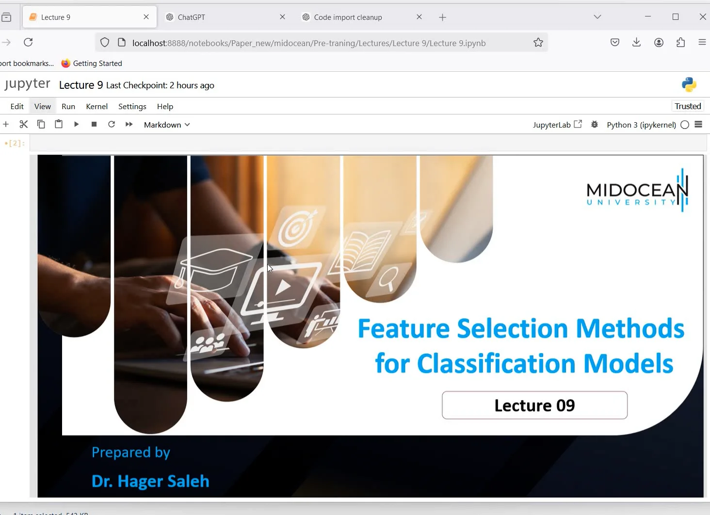 Practical Machine Learning and Data Exploration – ML& DE – lecture 9