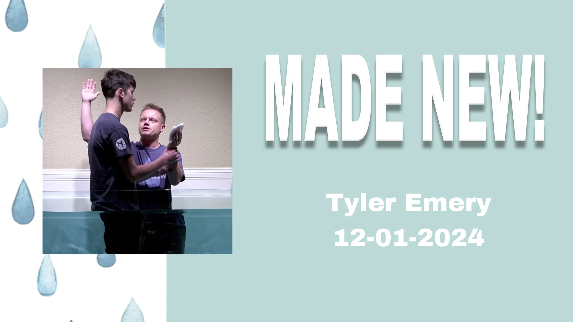 Baptism | Tyler Emery