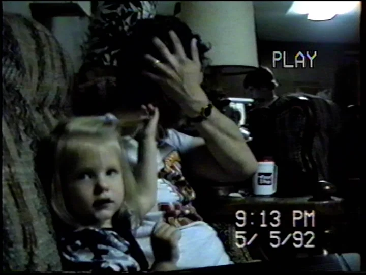 1992 05 05 Uncle Allen with Christina