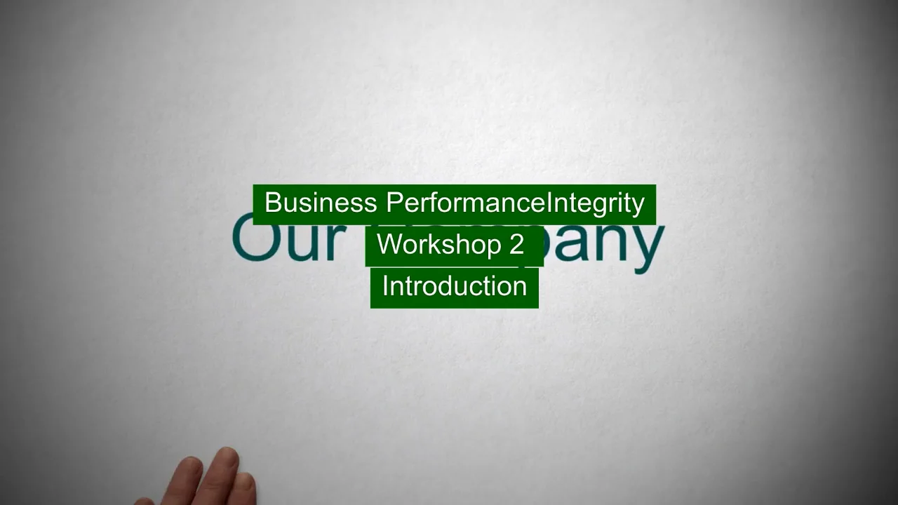 Business Performance Integrity (WDP2) (Introduction)
