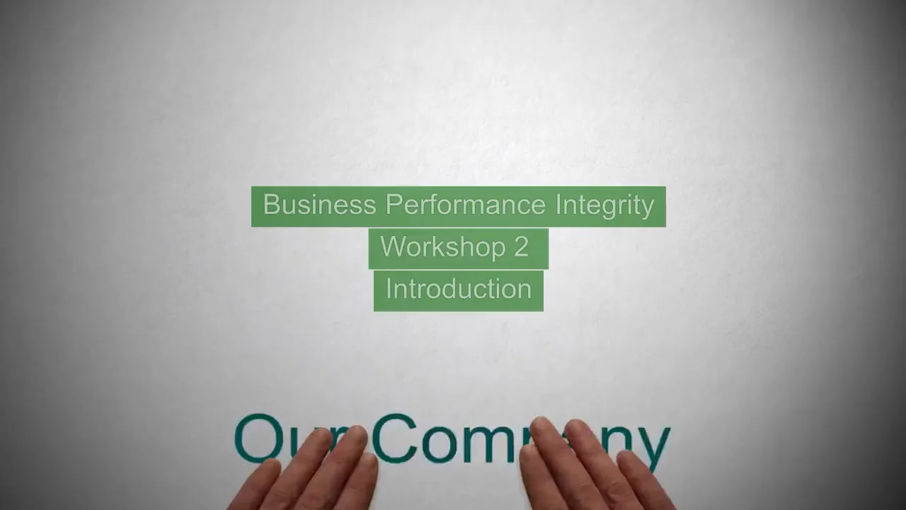 Business Performance Integrity (WDP2) (Introduction)