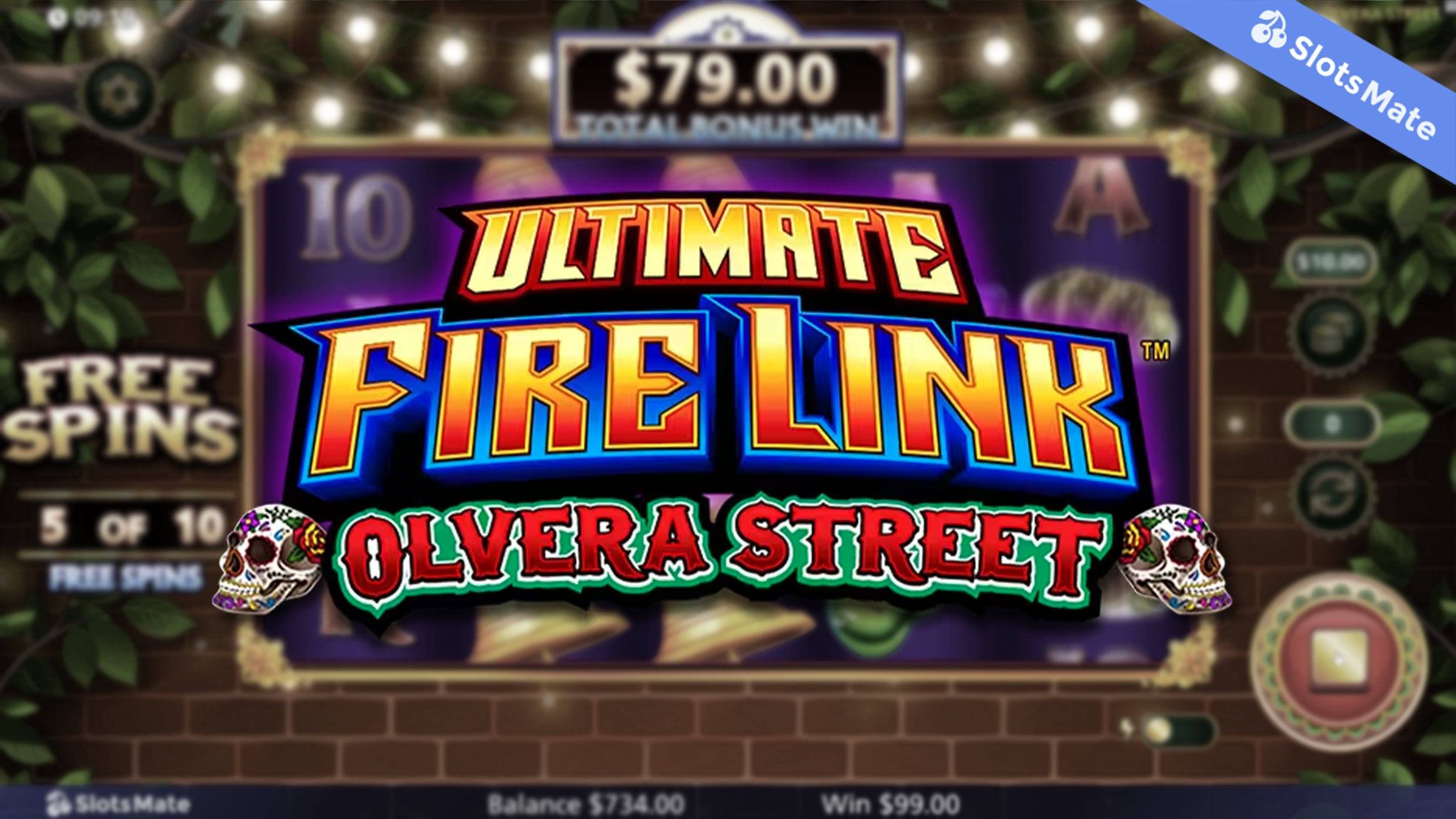 Ultimate Fire Link Olvera Street Slot by Light and Wonder Gameplay ...