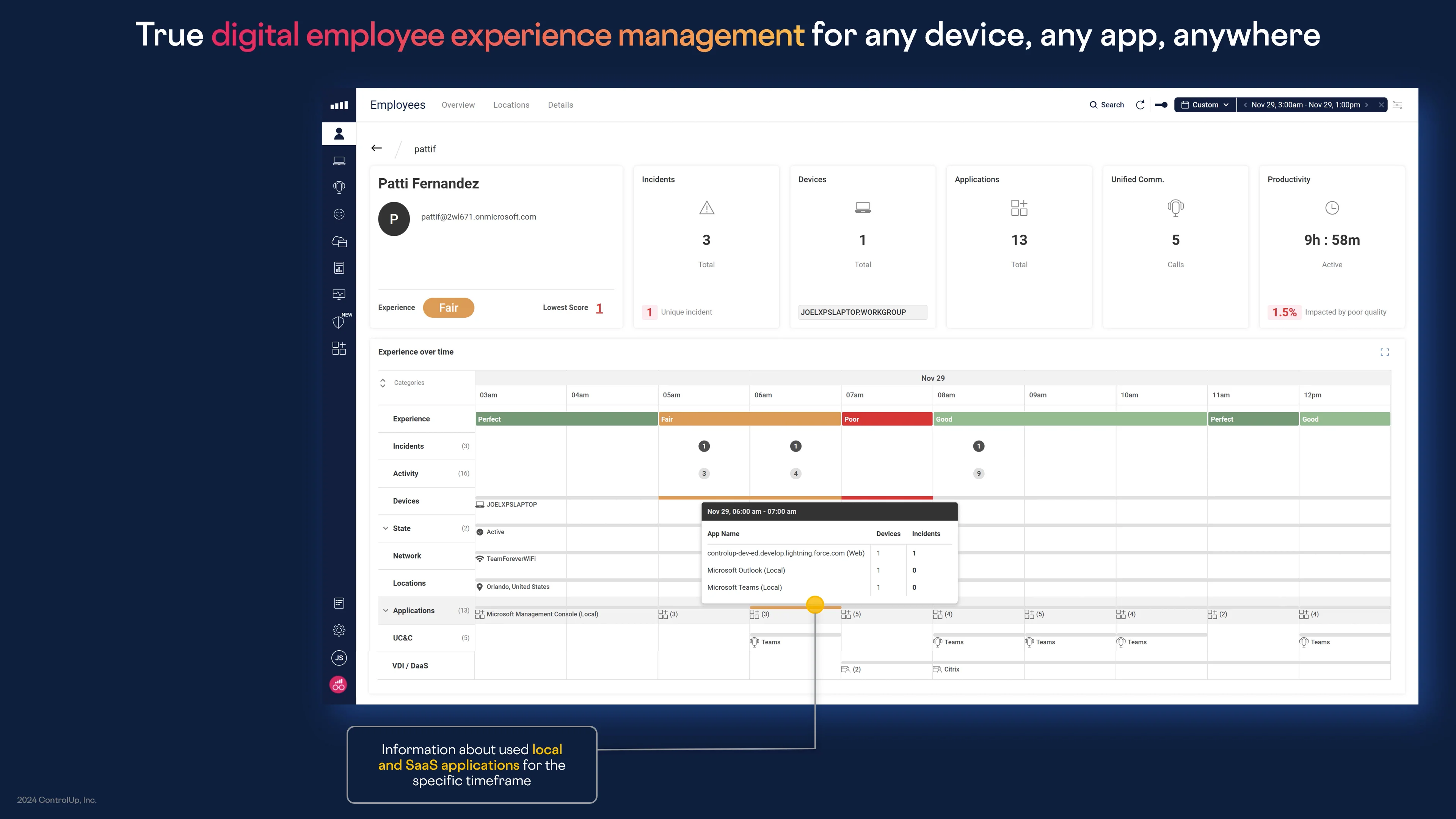 ControlUp DEX - Enhanced employee-centric DEX management Q1 2025