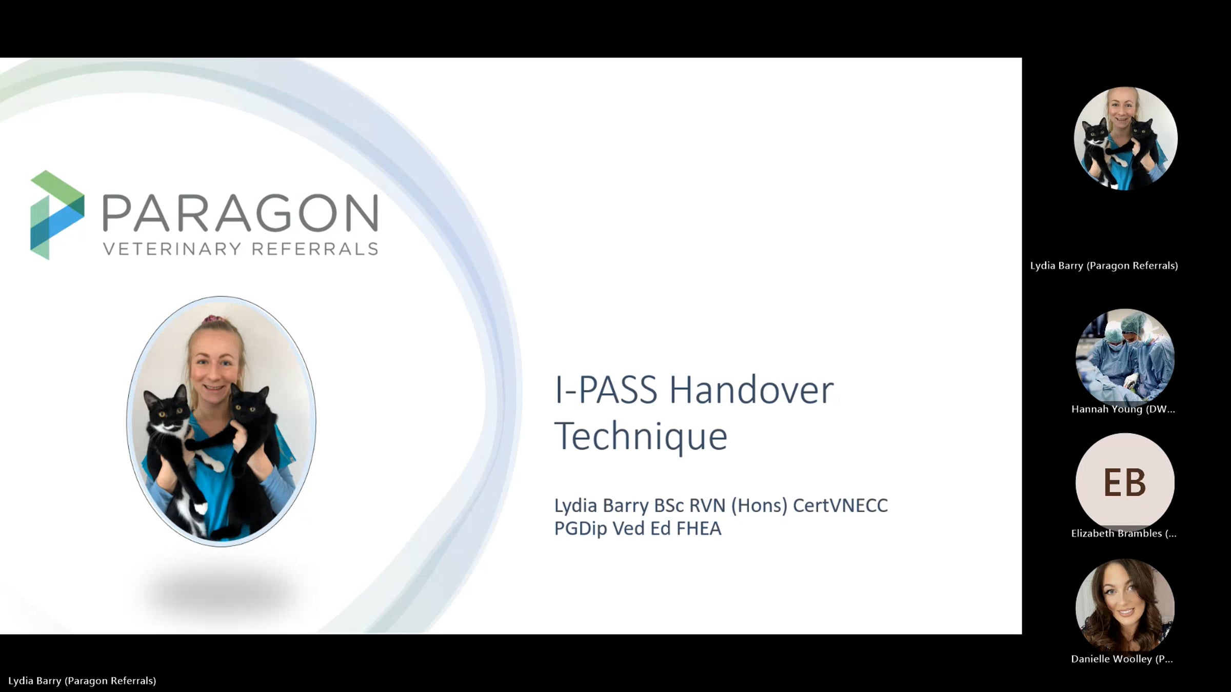 IPASS Webinar - Paragon Referrals