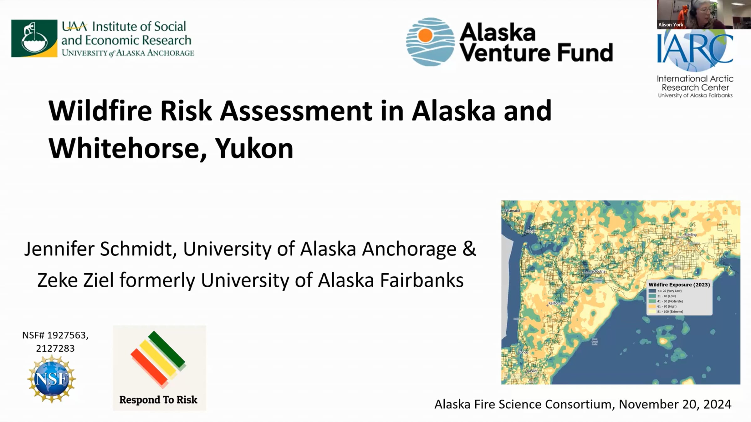 Wildfire Risk Assessment in Alaska and Whitehorse