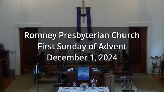 Romney Presbyterian Church – Come in to be Filled, Go out to Serve!