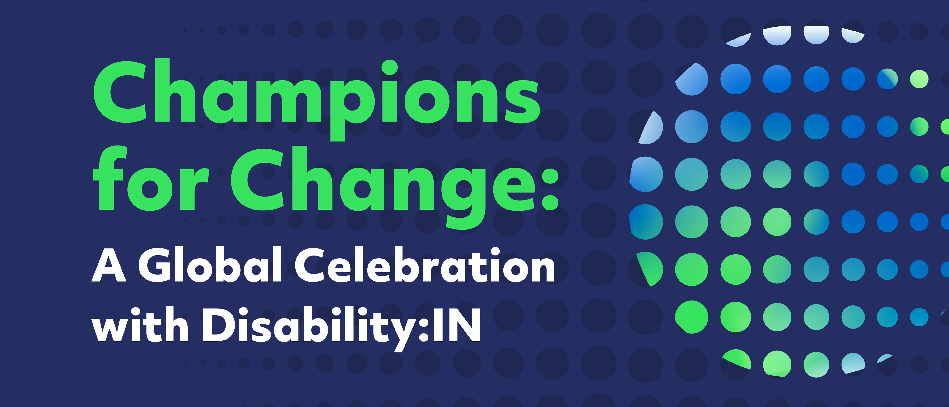 Champions for Change: Celebrating International Day of Persons with ...