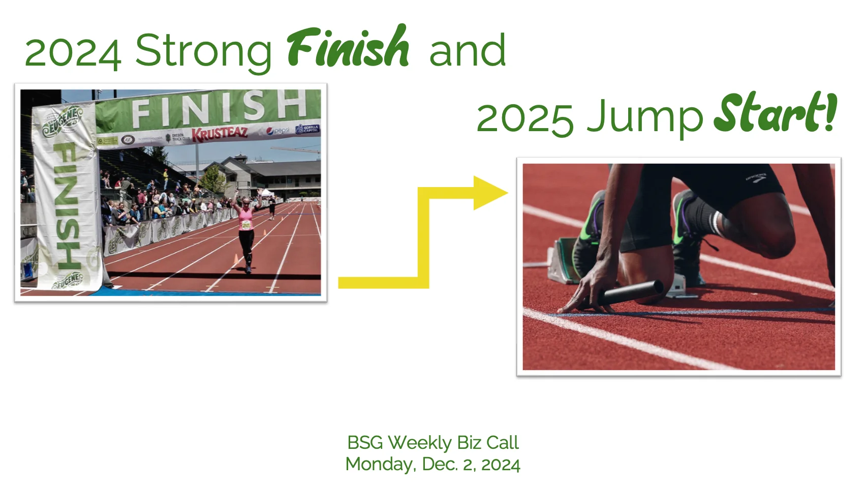 2024 Strong Finish and 2025 Jump Start