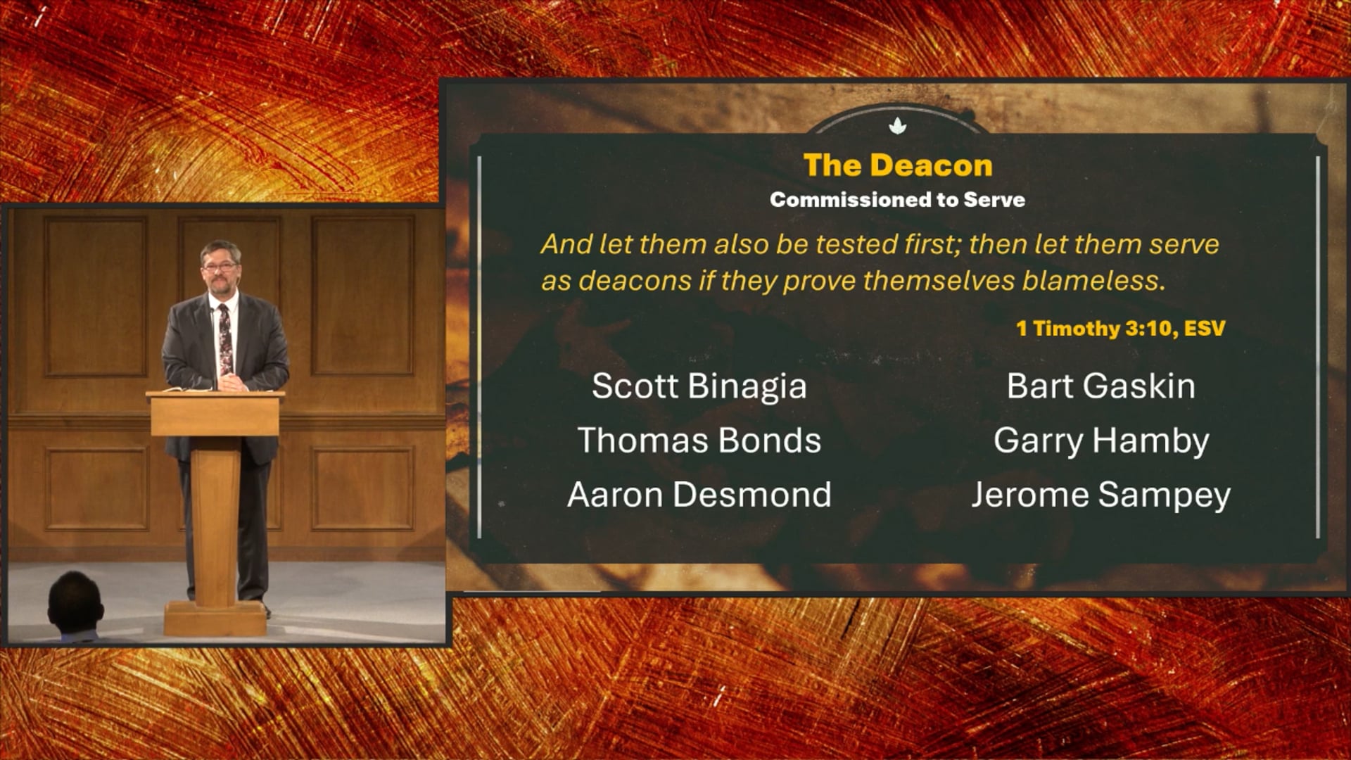 The Deacon: Commissioned to Serve | Dowlen Road Church of Christ