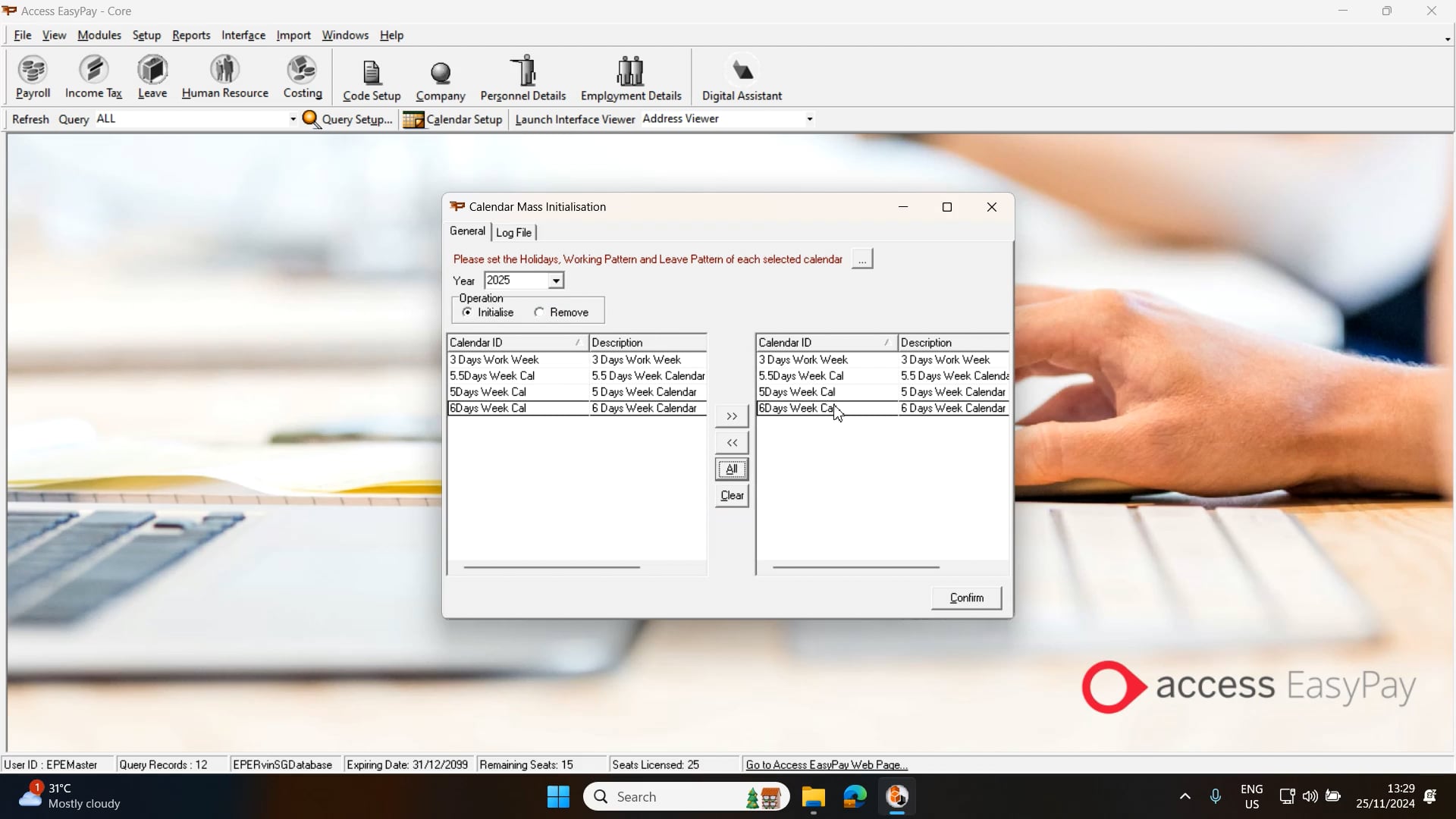 Access EasyPay - Initialize a New Year Calendar | Videos & Movies on Vimeo
